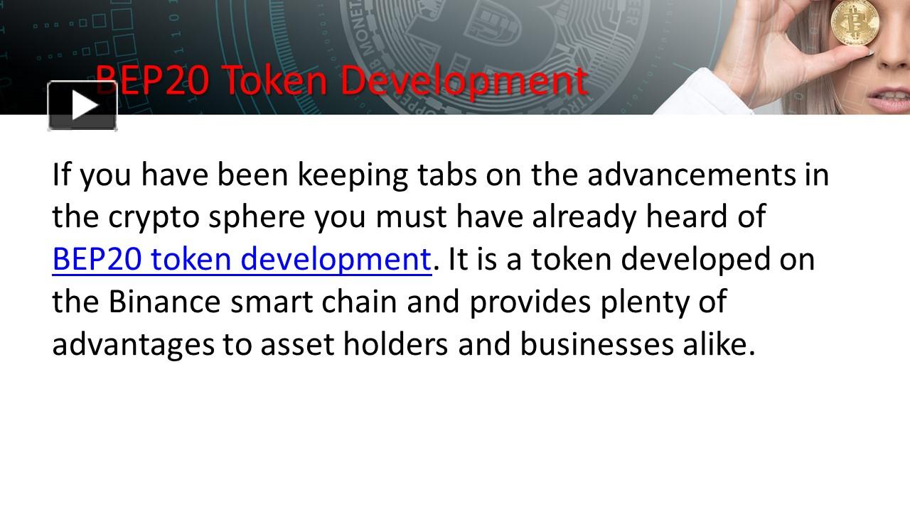 BEP20 Token Development Company - Coin Developer India presentation ...