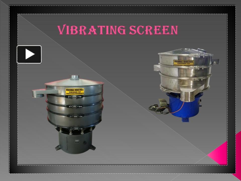 PPT – Vibrating Screen,Suspension Magnetic Separator,Magnetic Drum ...