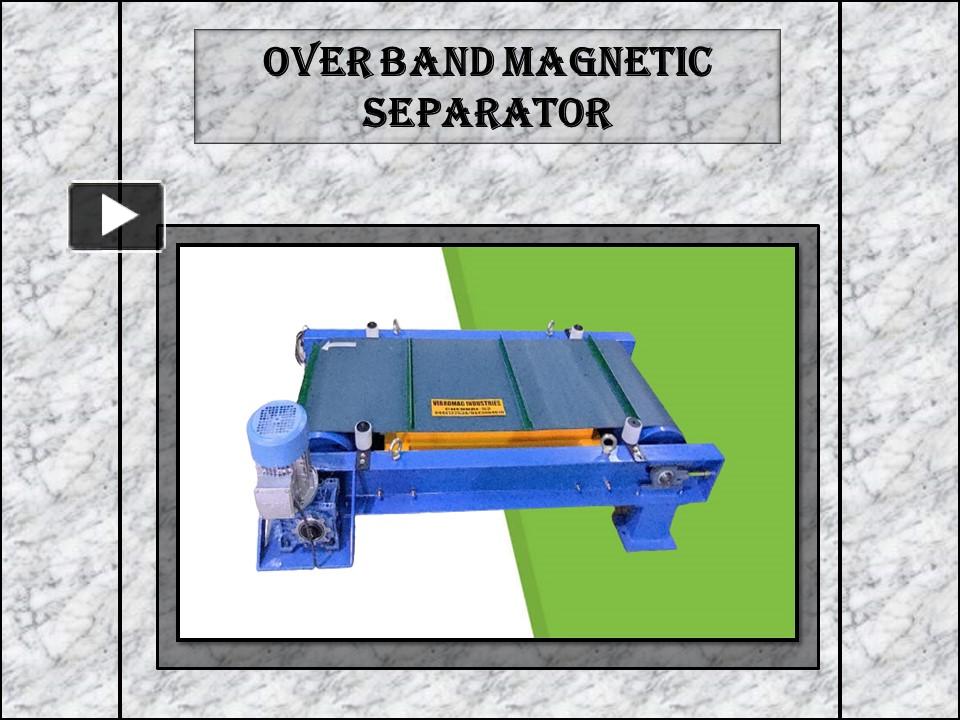 PPT – Overband Magnetic Separator,Magnetic Roll Separator,Conveyor ...