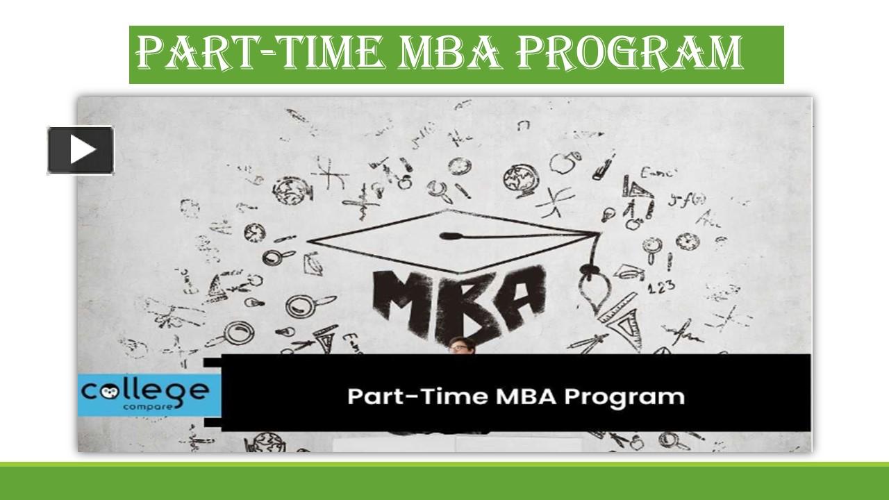 PPT – Part-Time MBA Program (1) PowerPoint presentation | free to ...