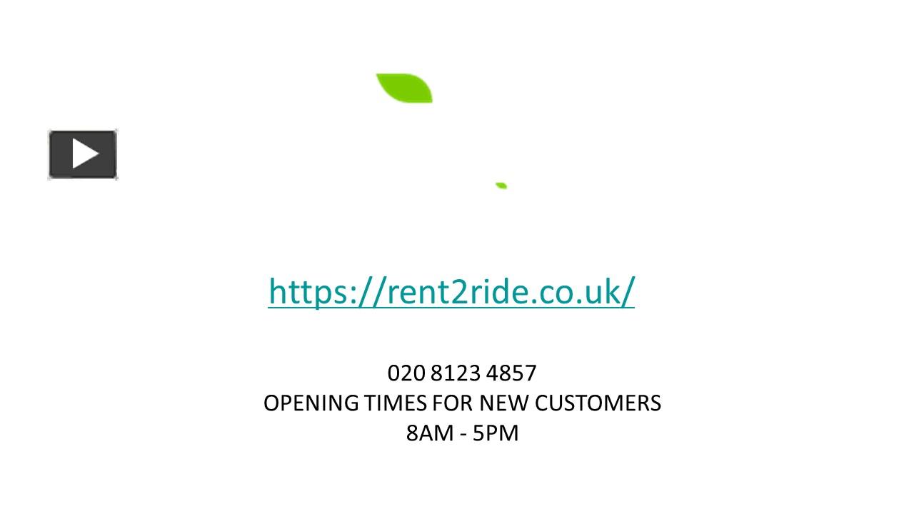 Rent 2 Ride presentation | free to download