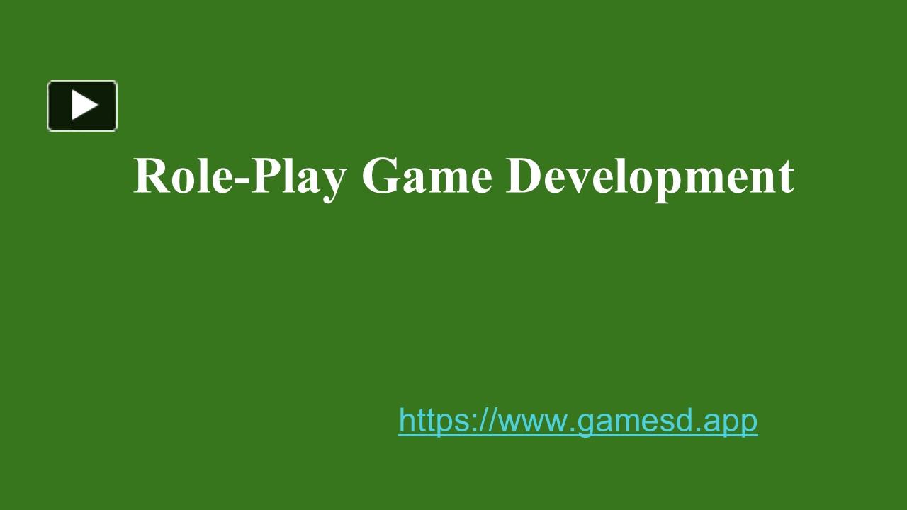 PPT – Develop your own RPG game application with Gamesdapp PowerPoint ...