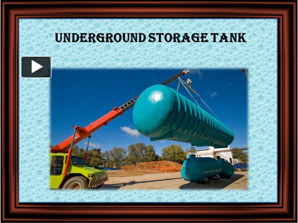 Underground Storage Tank,Underground Petroleum Tank,Underground HSD ...
