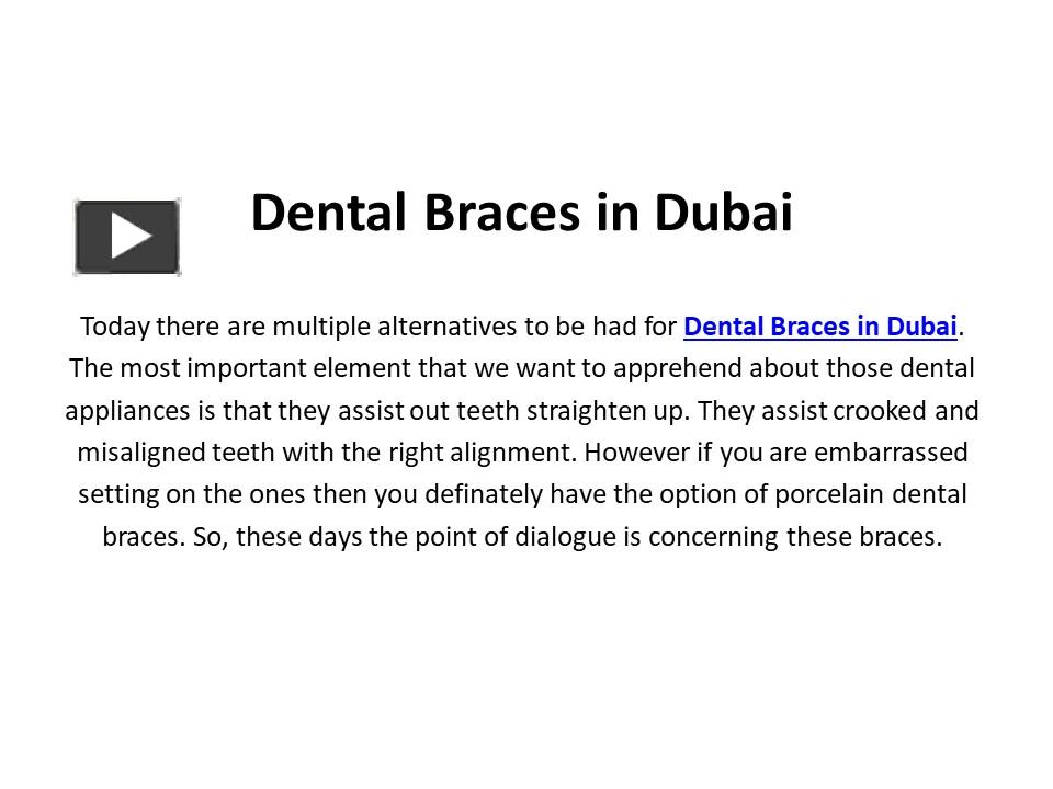 PPT – Best Clinic of Dental Braces in Dubai PowerPoint presentation ...