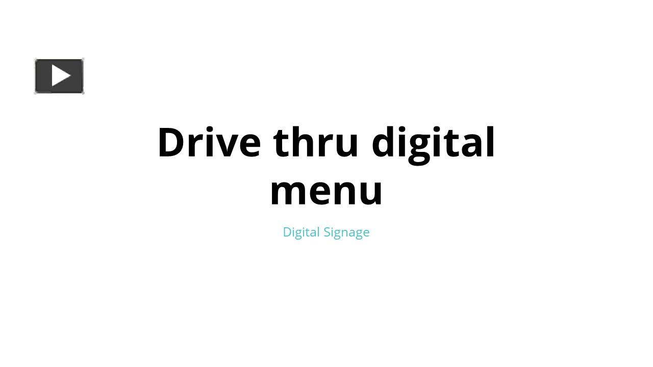 Digital display boards presentation | free to download