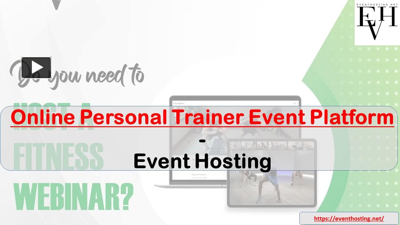 PPT – Online Personal Trainer Event Platform PowerPoint presentation ...