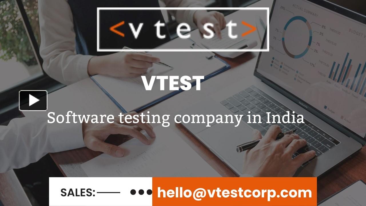 PPT – Software testing and quality assurance services | VTEST ...
