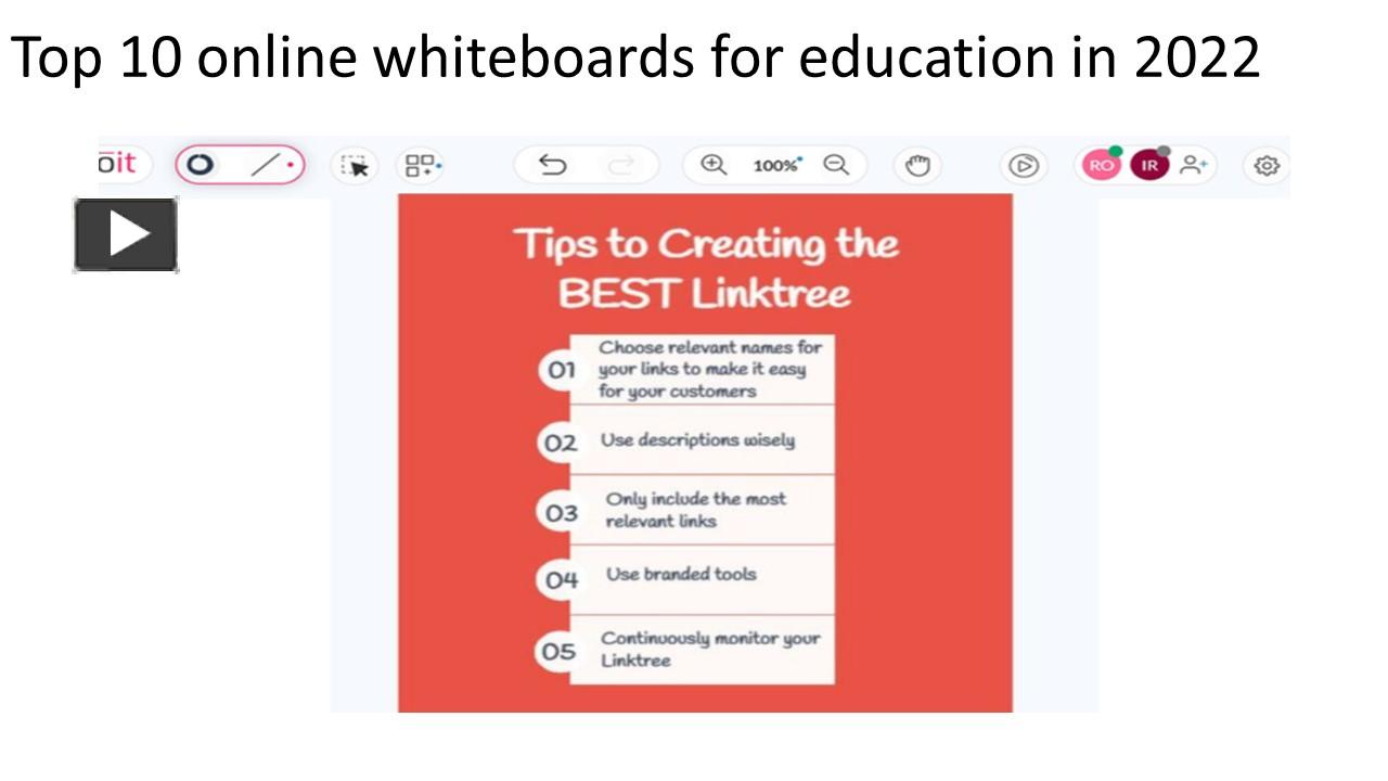 Top 10 online whiteboards for education in 2022 presentation | free to ...
