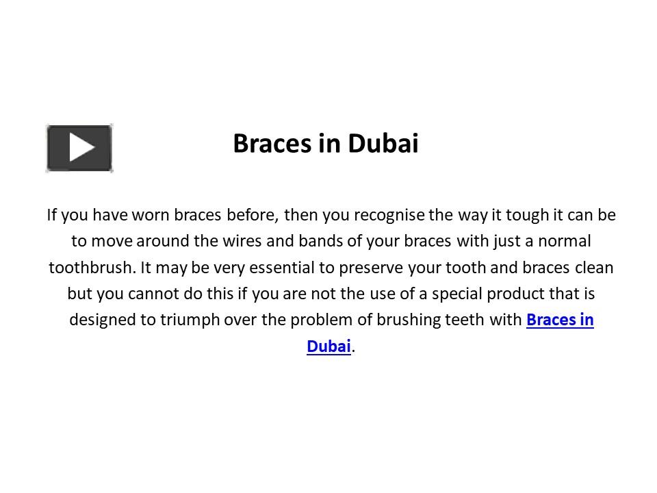 PPT – Braces in Dubai PowerPoint presentation | free to download - id ...