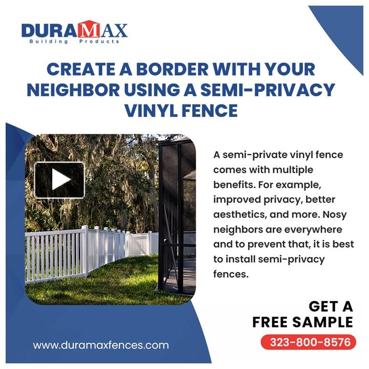 PPT – Create a Border with Your Neighbor Using a Semi-privacy Vinyl ...
