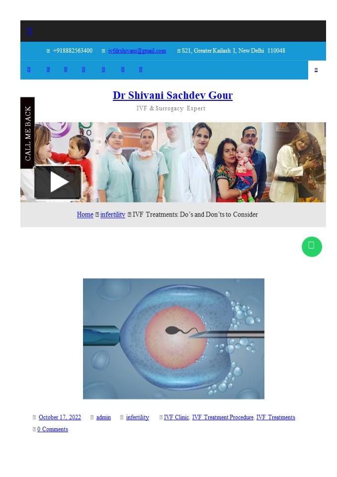 IVF Treatments: Do's and Don'ts to Consider presentation | free to download