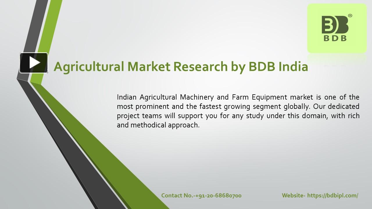 PPT – Agricultural Market Research PowerPoint presentation | free to ...