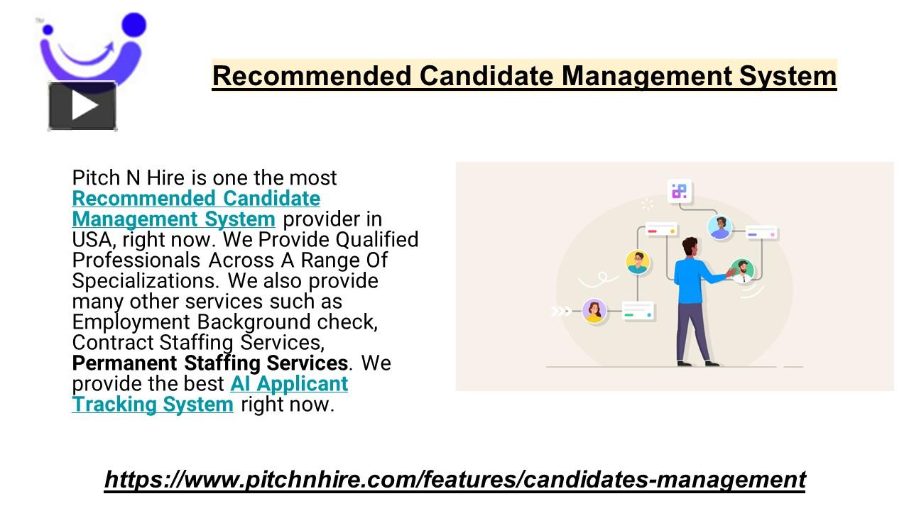 Recommended Candidate Management System presentation | free to download