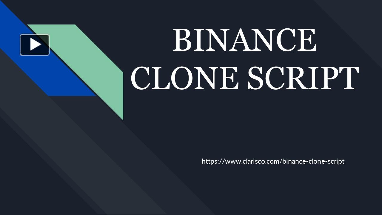 PPT – Binance Clone Script PowerPoint presentation | free to download ...