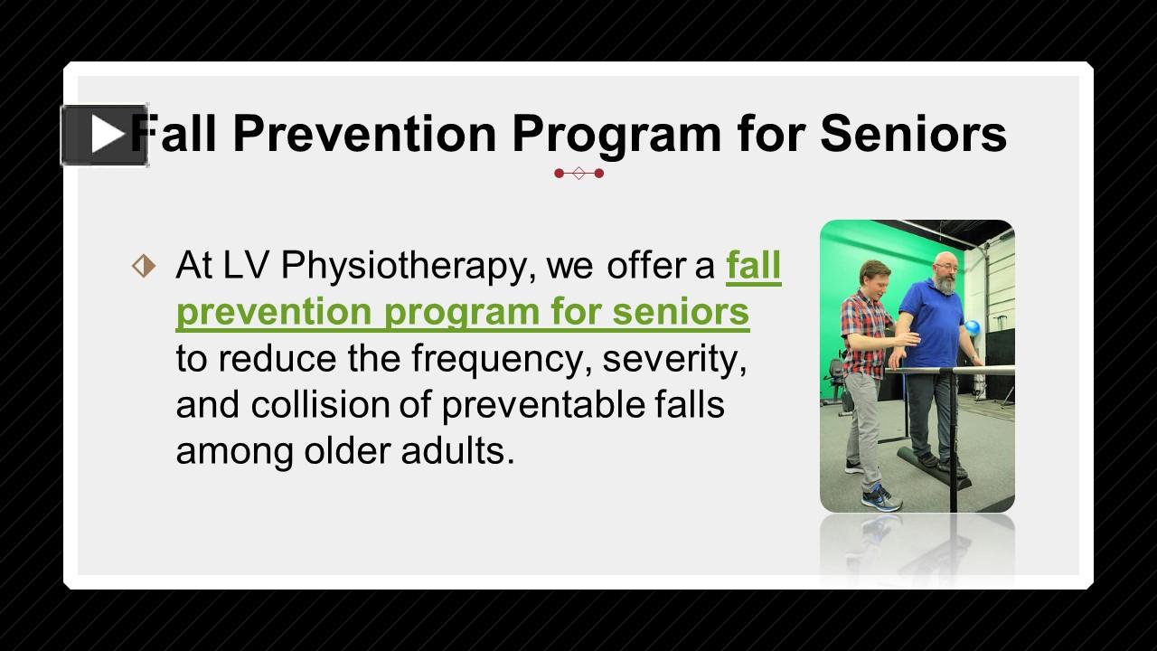 Fall Prevention Program for Seniors (1) presentation | free to download