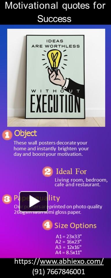 PPT – Motivational quotes for Success-Abhiexo PowerPoint presentation ...