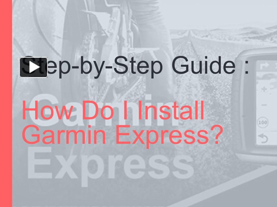 Step-by-Step Guide: How to Install & Download Garmin Express ...