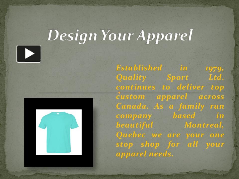 PPT – Design Your Apparel PowerPoint presentation | free to download ...