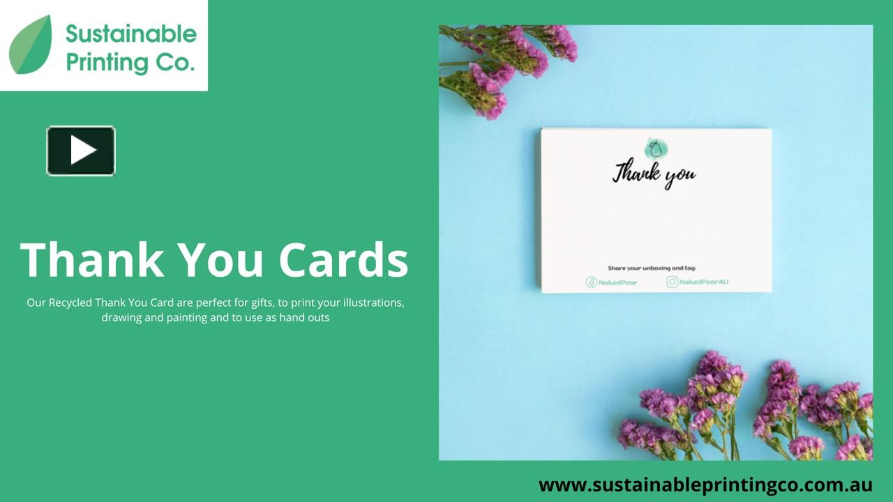 Thank You Cards presentation | free to download