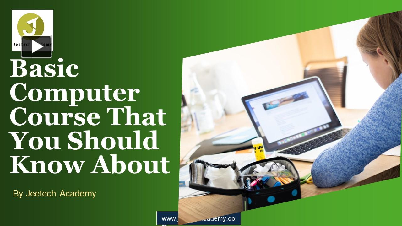Basic Computer Course That You Should Know About.pptx presentation ...
