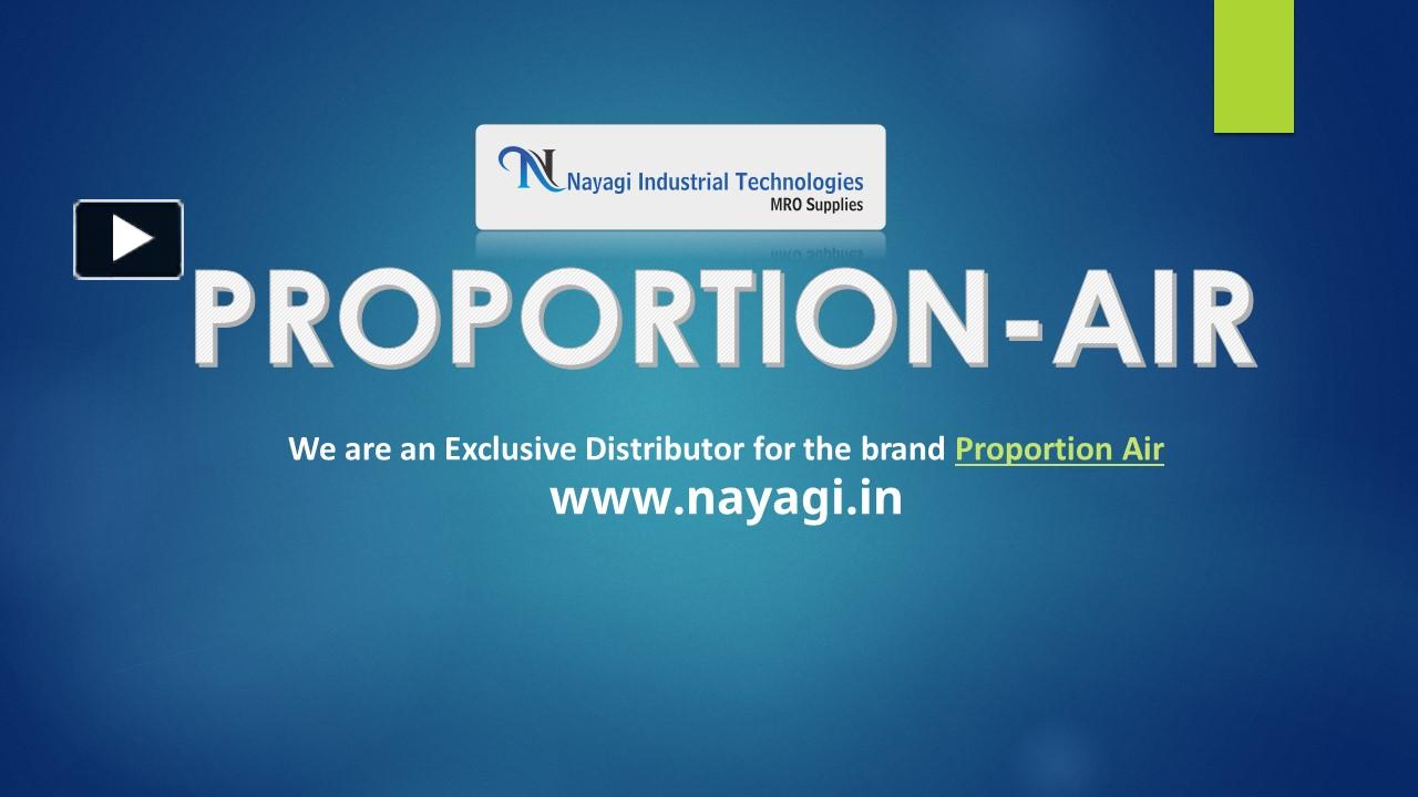 Exclusive Distributor for the brand Proportion Air presentation | free ...