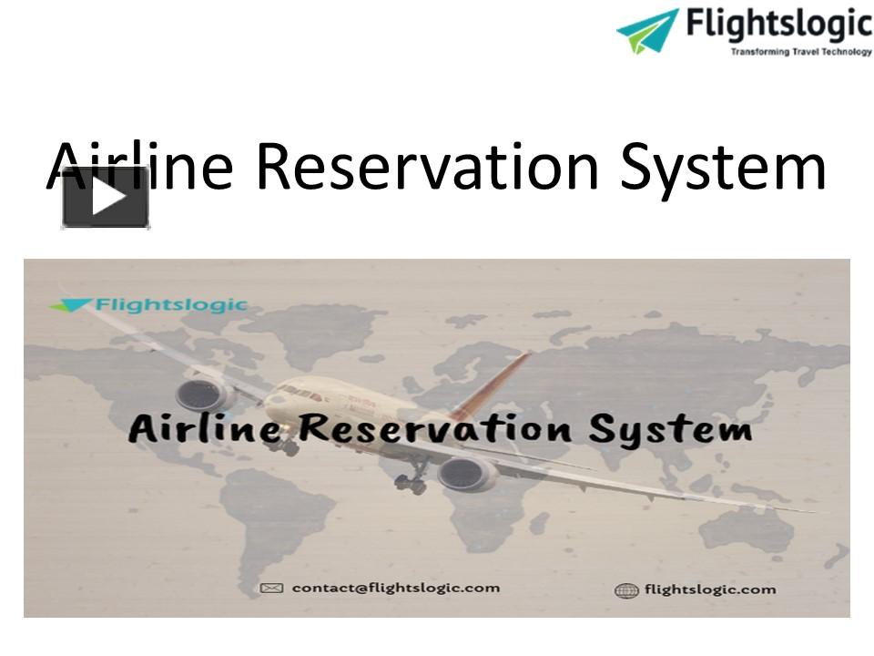 PPT – Airline Reservation System PowerPoint presentation | free to ...