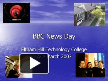BBC News Day presentation | free to view