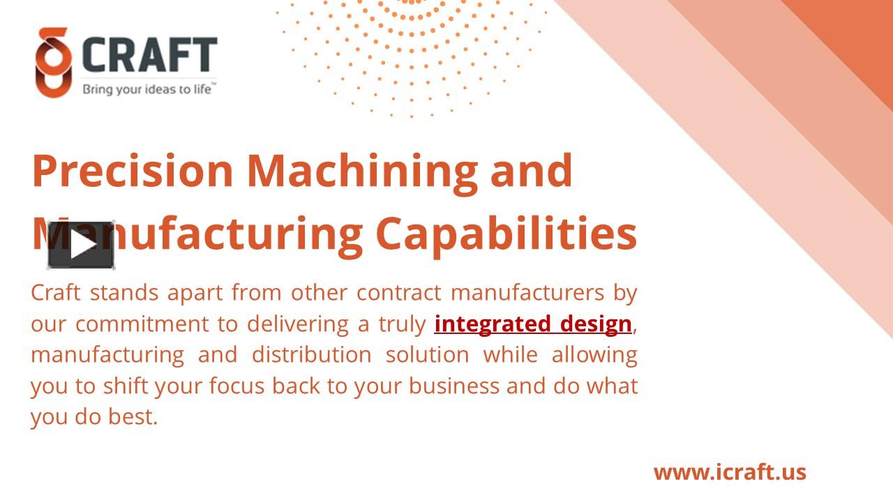 Precision Machining and Manufacturing Capabilities presentation | free ...