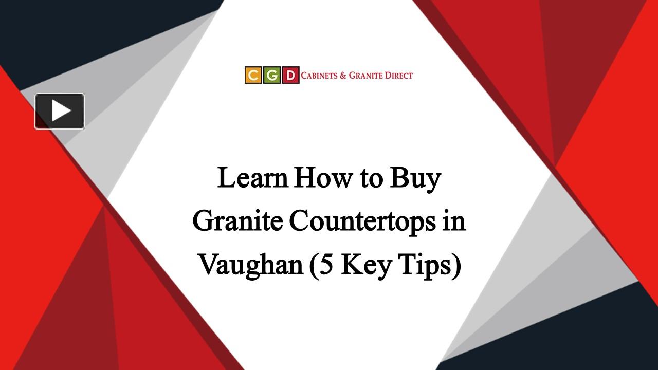 PPT – Granite for Sale In Vaughan: Learn How to Buy the Right Kind ...