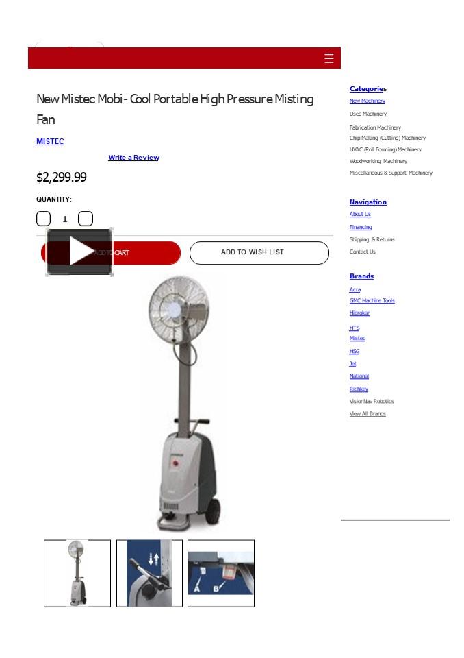 PPT – Shop Misting Fans Online At Omni Machine PowerPoint presentation ...