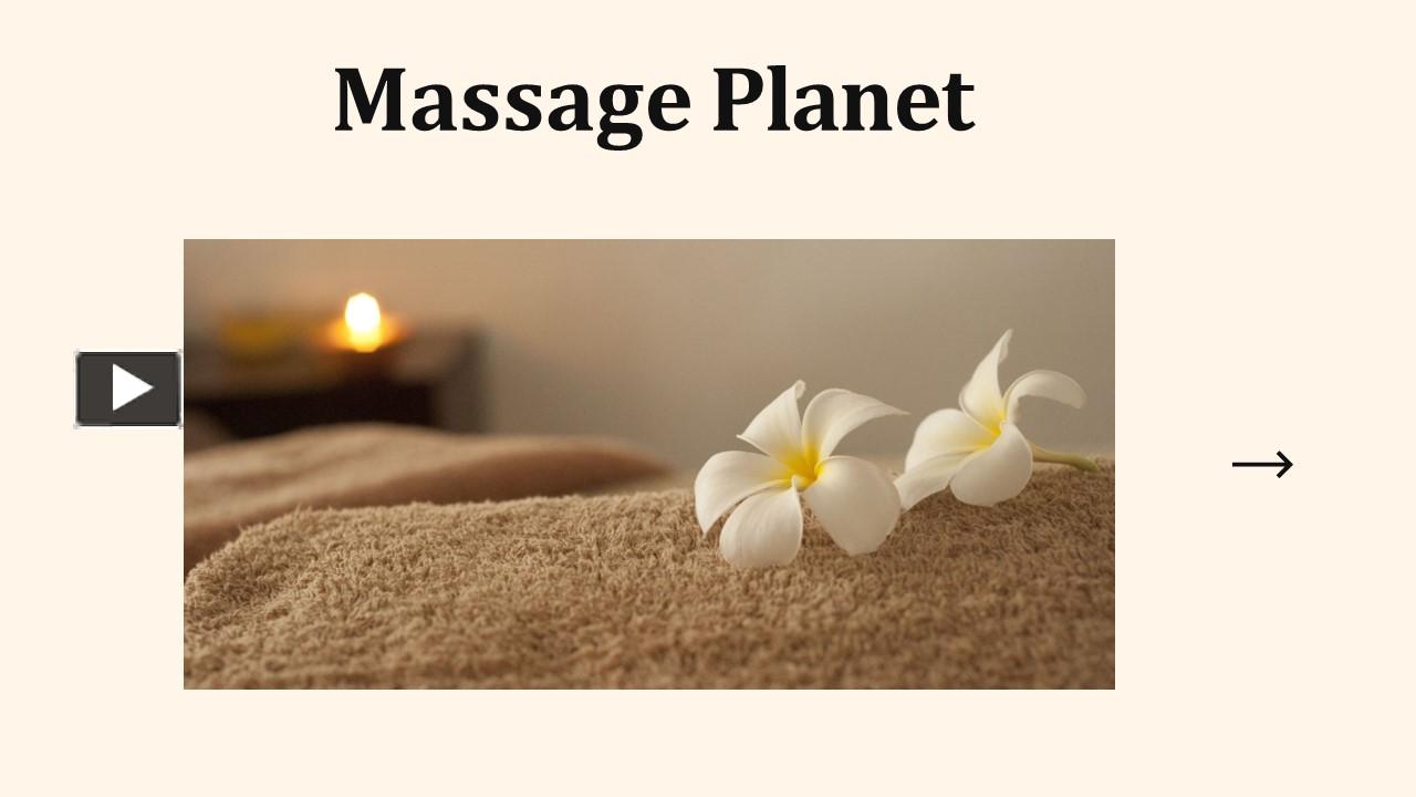 Massage Planet presentation | free to download