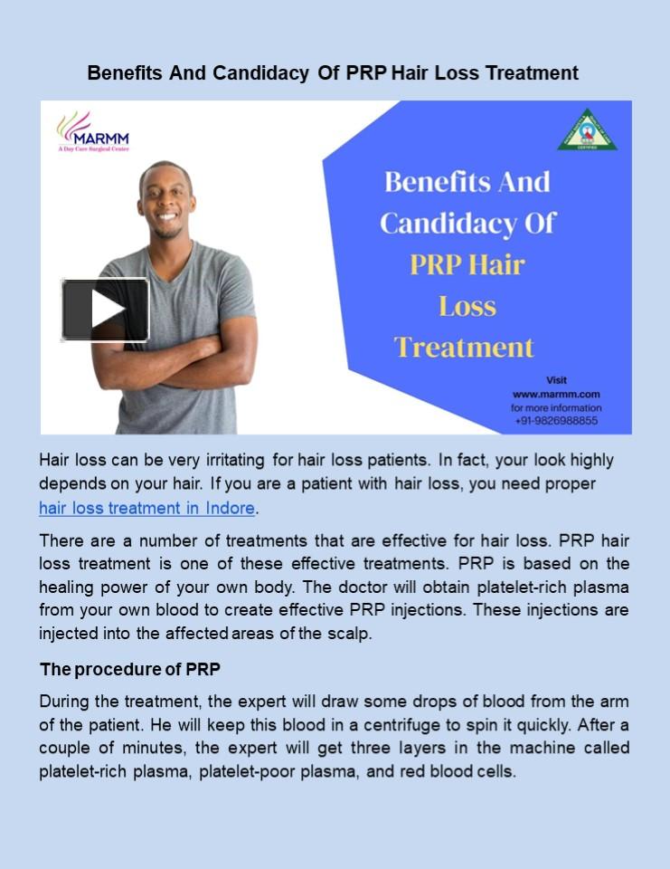 Benefits And Candidacy Of PRP Hair Loss Treatment presentation | free ...