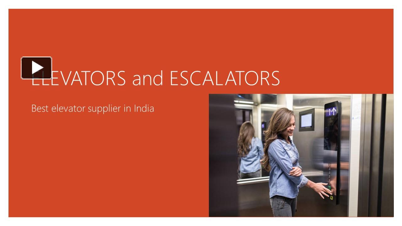 Elevators presentation | free to download
