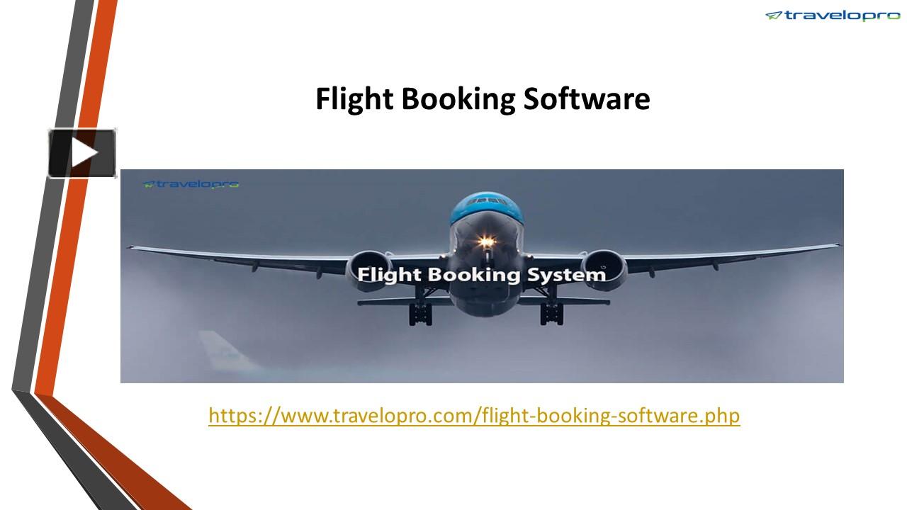 PPT – Flight Booking Software PowerPoint presentation | free to ...