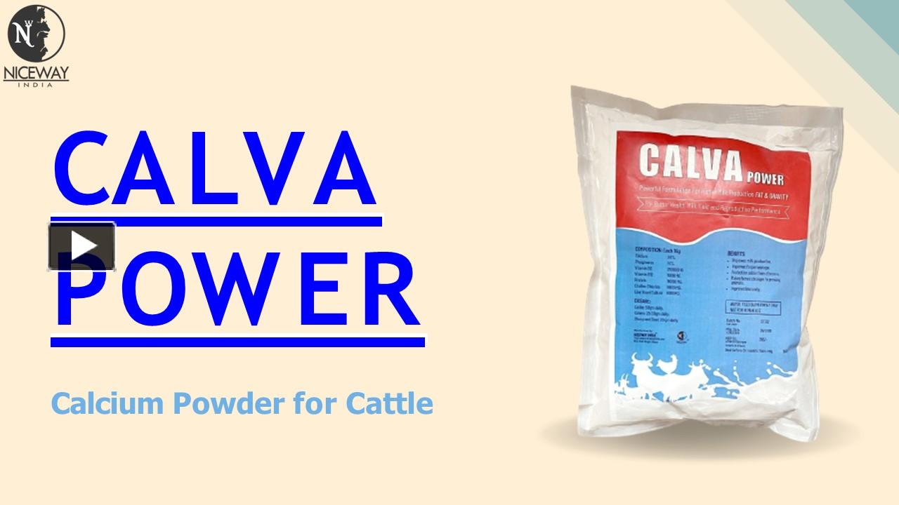 PPT – Calva Power Calcium Feed Supplements for animals PowerPoint ...