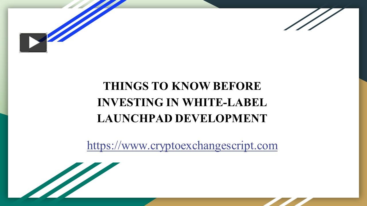 PPT – Things to know before investing in White-label Launchpad ...