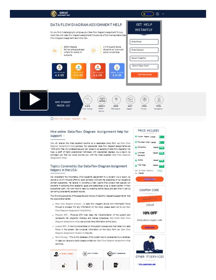 Data Flow Diagram Assignment Help presentation | free to download