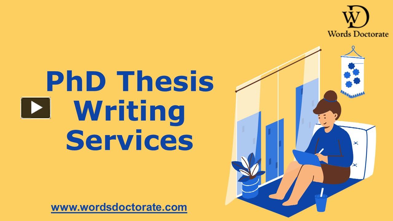 PPT – PhD Thesis Writing Services - Words Doctorate PowerPoint ...