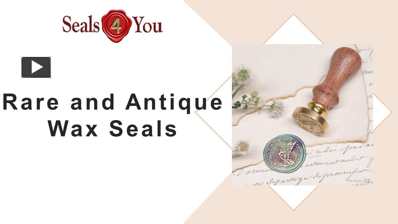 PPT – Rare and Antique Wax Seals PowerPoint presentation | free to ...