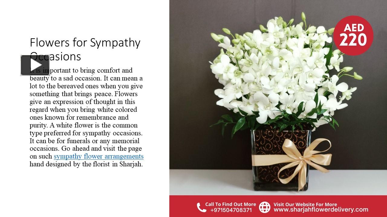PPT – Flowers Online to Express Sympathy PowerPoint presentation | free ...