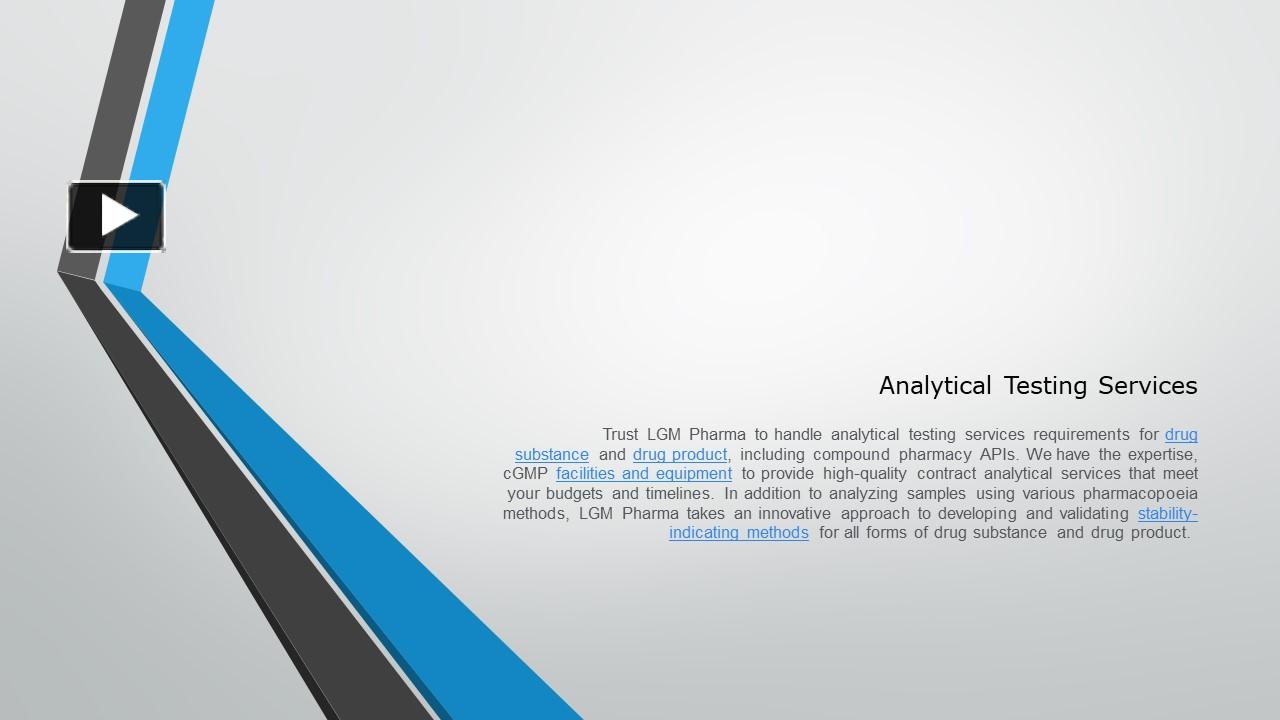 PPT – Analytical Testing Services PowerPoint presentation | free to ...