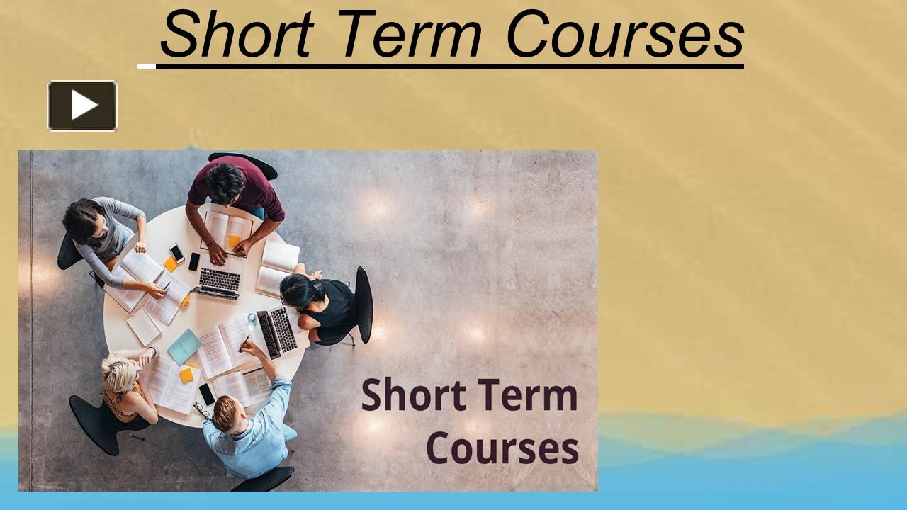 PPT – Short Term Course After 12th PowerPoint presentation | free to ...