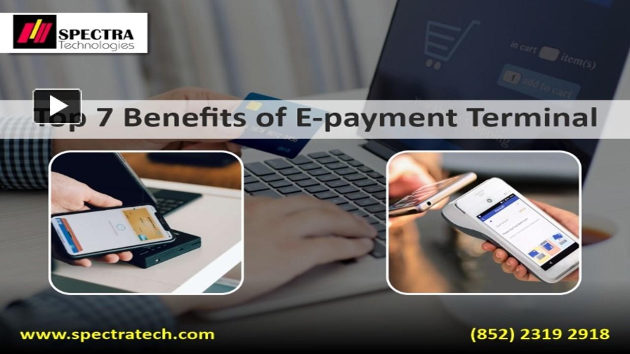 E-Payment Terminal presentation | free to download
