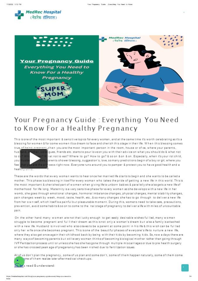PPT – Your Pregnancy Guide : Everything You Need to Know PowerPoint ...