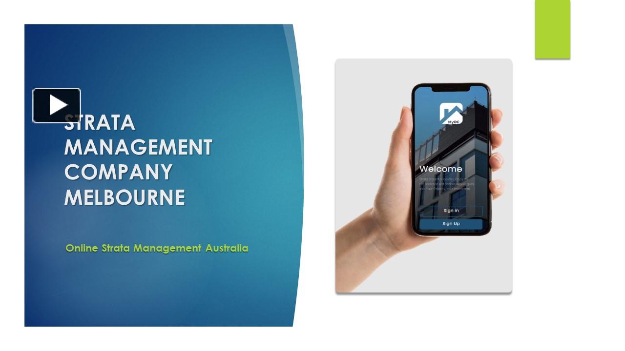PPT – Strata Management Agencies Melbourne PowerPoint presentation ...