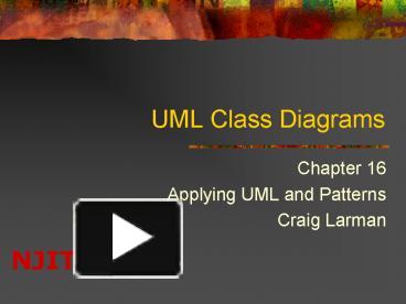 PPT – UML Class Diagrams PowerPoint presentation | free to view - id ...