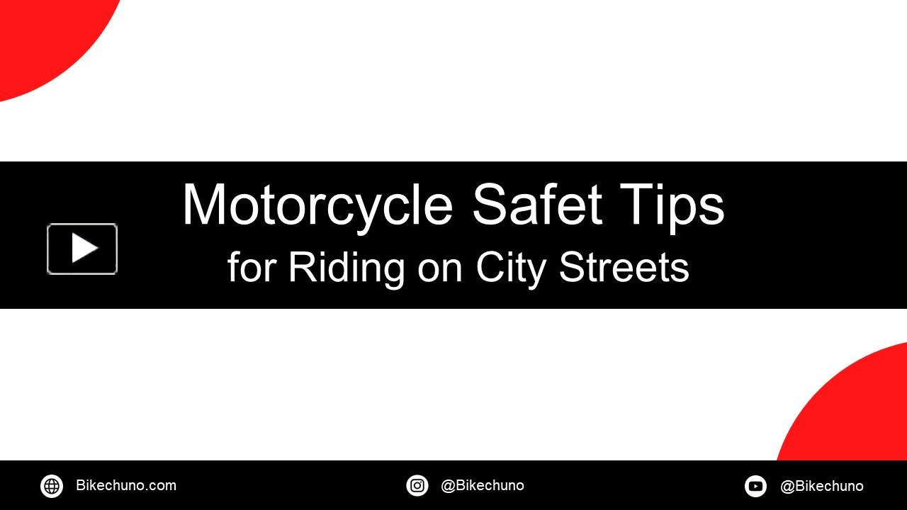 8 Motorcycle Safety Tips for Riding on City Streets presentation | free ...