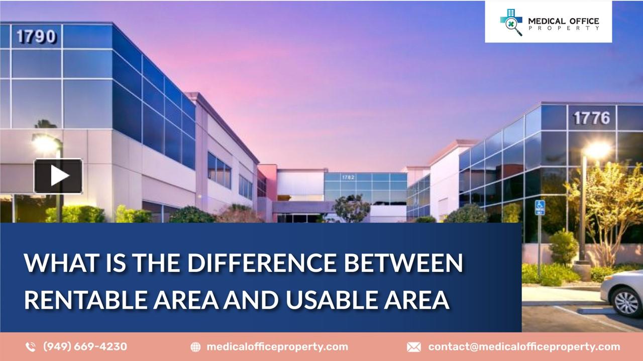 PPT – What Is The Difference Between Rentable Area And Usable Area ...