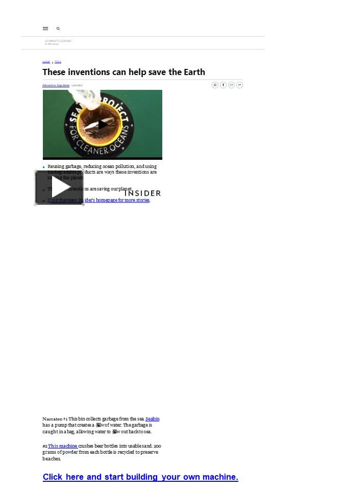 These inventions can help save the Earth presentation | free to download