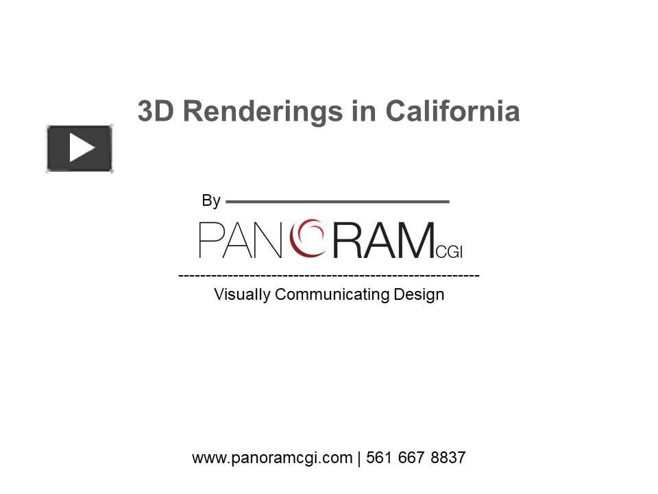 PPT – 3D Renderings in California by Panorama CGI PowerPoint ...
